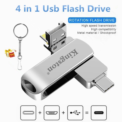 King ston Pen drive 4-in-1 Otg Usb Flash Drive 1TB Type-C Usb Memory ...