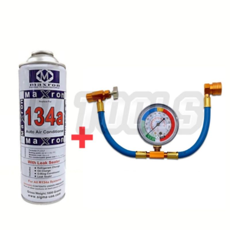 R134A Refrigerant Gas MAXRON Gas Aircond Kereta Refill Car Air ...