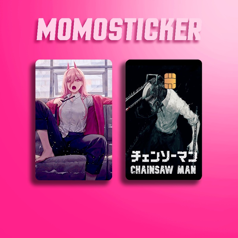 CHAINSAW MAN / MAKIMA / Touch N Go Sticker / ATM Sticker / Bank Card ...