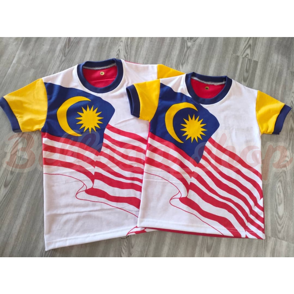 T-Shirt Clothes Merdeka Child & Female | Shopee Malaysia