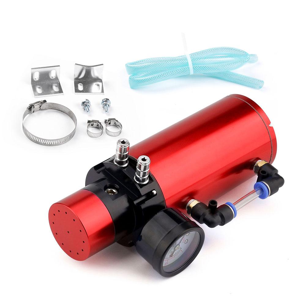 Aluminum Engine Oil Catch Reservoir Breather Tank Can Vacuum Pressure ...