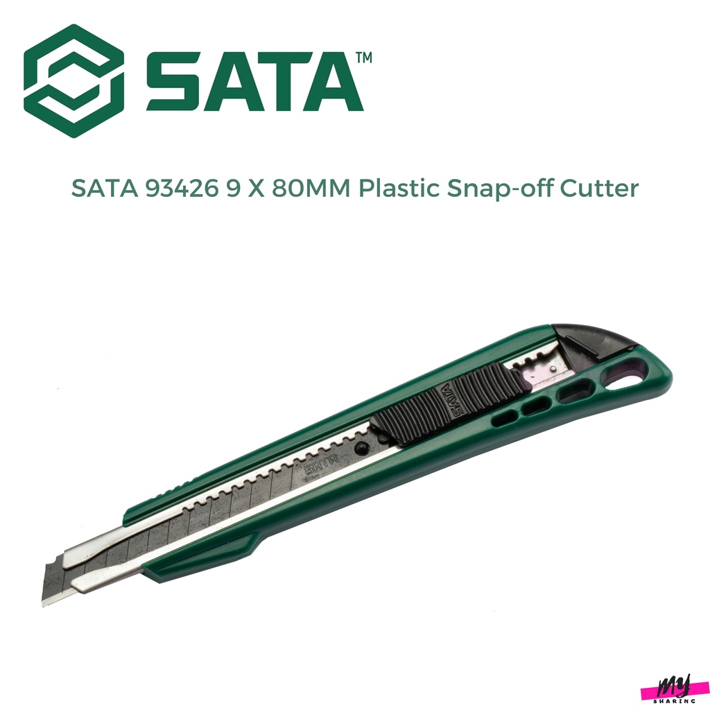 SATA 93426 9x80MM Plastic Snap-off Cutter | Shopee Malaysia
