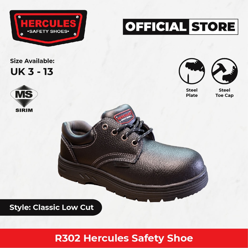 HERCULES R302 Safety Shoes (KASUT KESELAMATAN HERCULES R302) | Shopee Malaysia