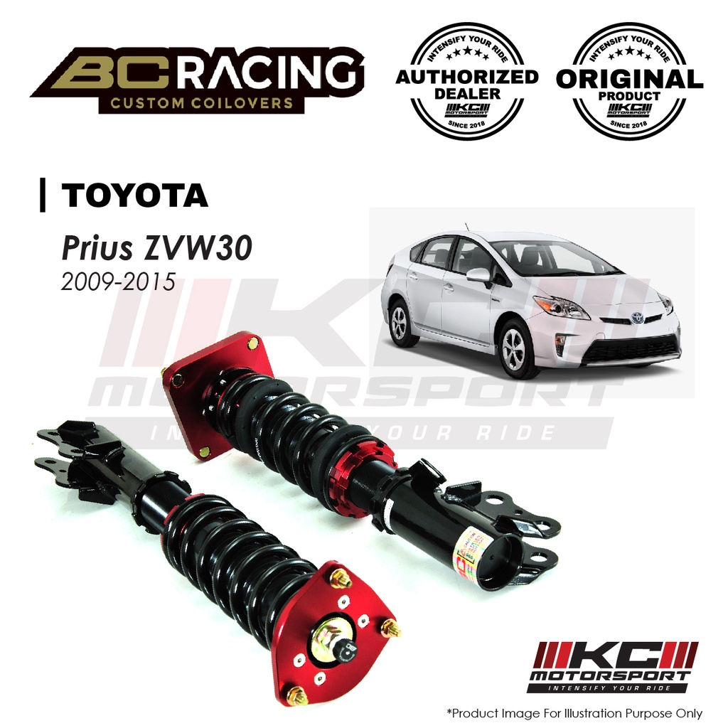 Toyota Prius ZVW30 2009-2015 - BC Racing V1 Fully Adjustable Suspension ...