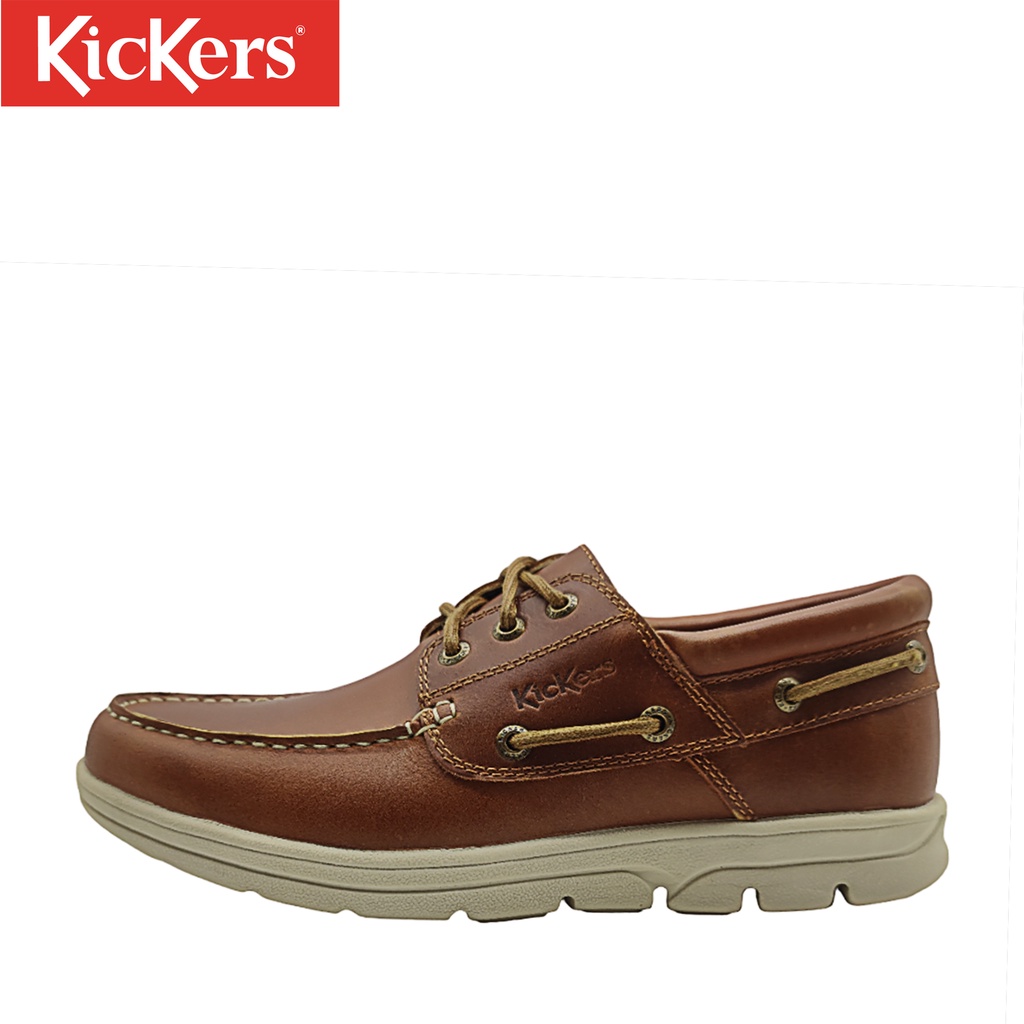 Kickers Men's Genuine Leather Casual Adventure Lace-Up Shoe #KX100160 ...