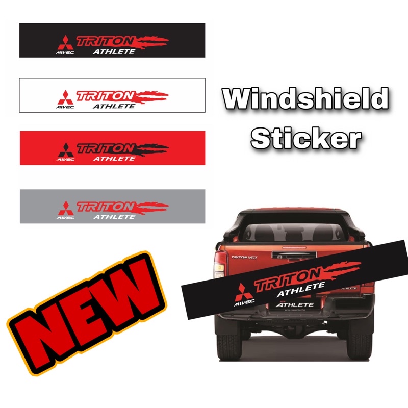 4X4 Triton windscreen Sticker | Shopee Malaysia