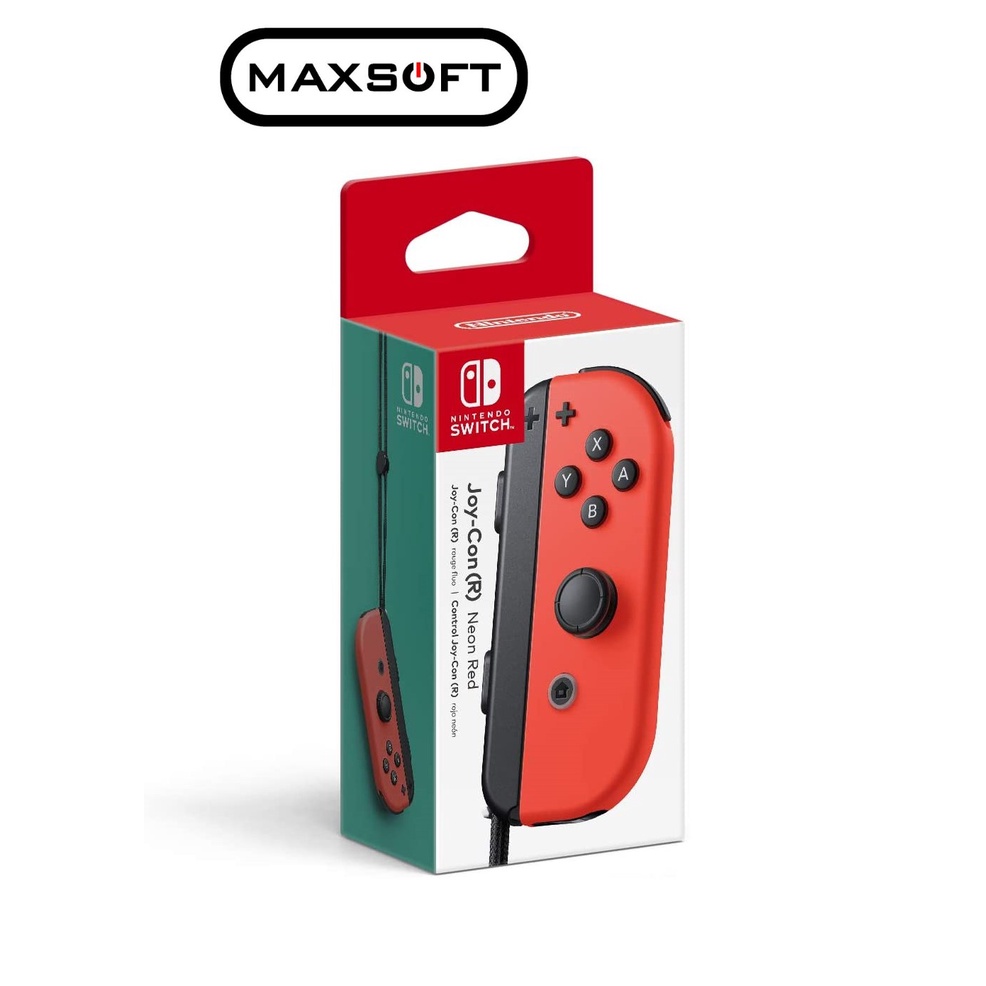 Nintendo™ Switch Joy-con Controller Right (Neon Red) | Shopee Malaysia
