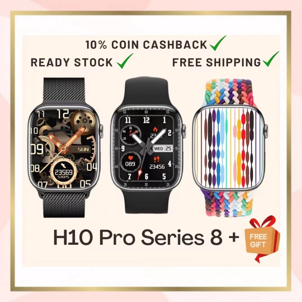 ( Ready Stock ) H10 Pro Series 8 Smart Watch Watch 8 1.91 Inch Super Hd ...
