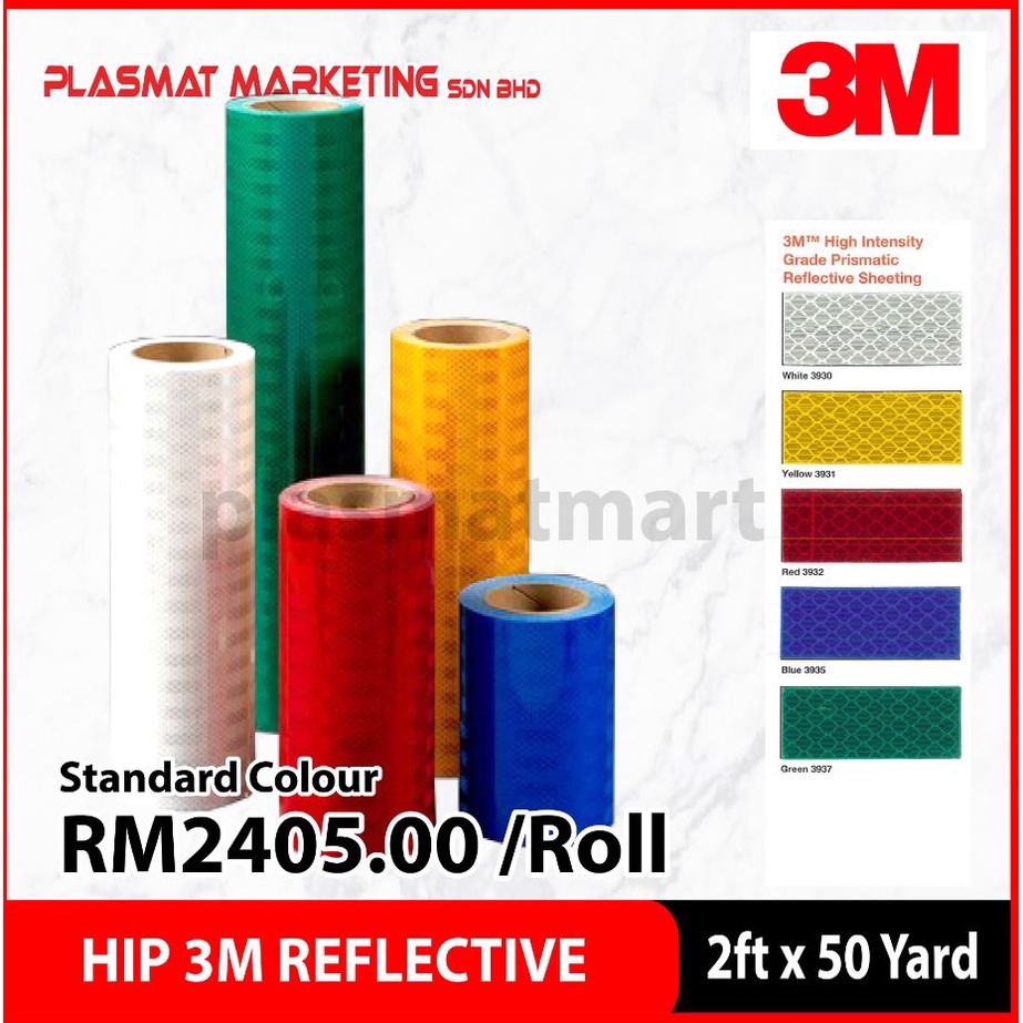 3M HIP Colour Reflective Sticker 1 Roll (50Yards) | Shopee Malaysia