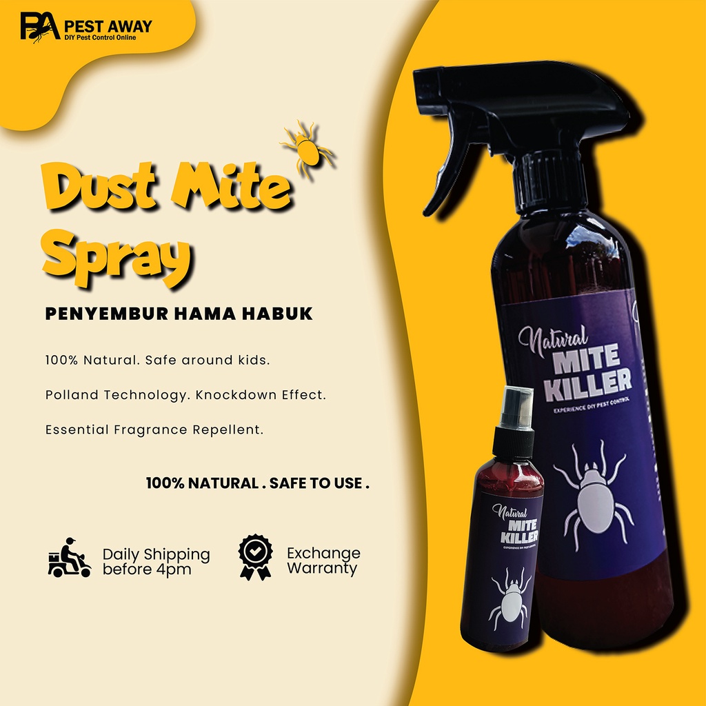Hama Habuk Spray / Natural Dust Mite Spray 500ml 去尘螨喷雾 | Shopee Malaysia
