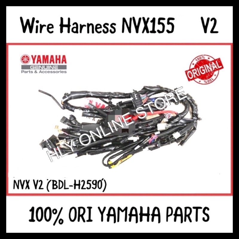Wire Harness Wiring Wayaring Wayar YAMAHA NVX NVX155 V2 Original HLY ...
