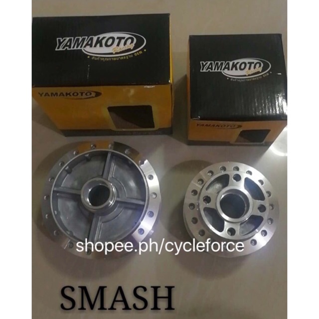 Motorcycle Hub Smash 110 Set (Disc Brake Harap,Drum Brake Likod ...