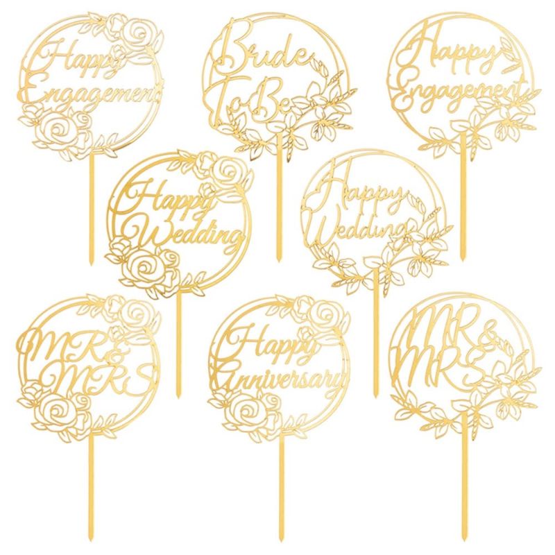 Acrylic Wedding Cake Topper Anniversary Proposal - Acrylic Wedding ...