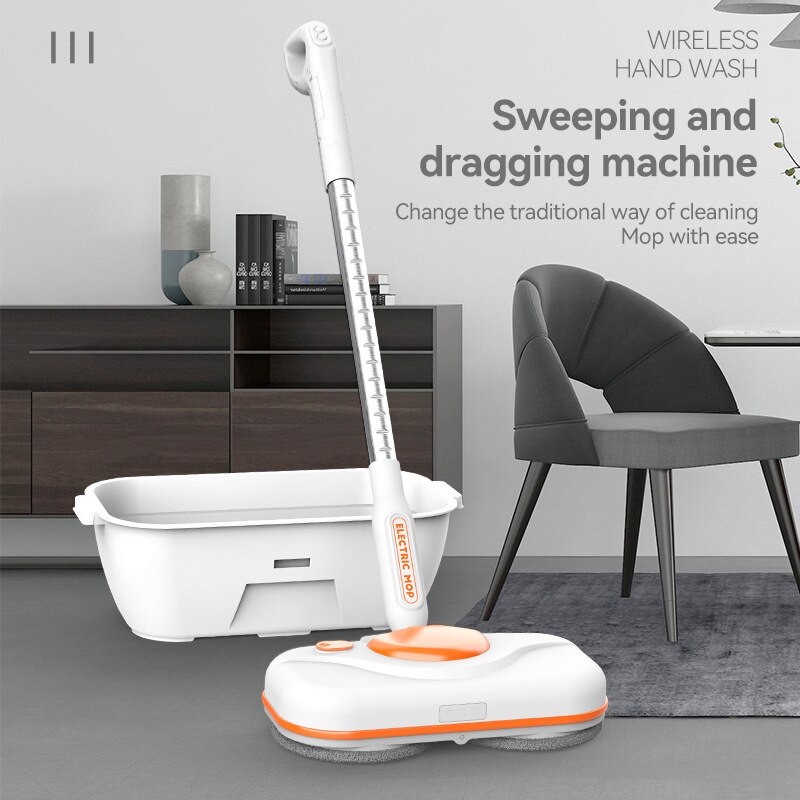 Wireless Hand Wash Automatic Electric Mop Sweeping and Mopping Machine ...