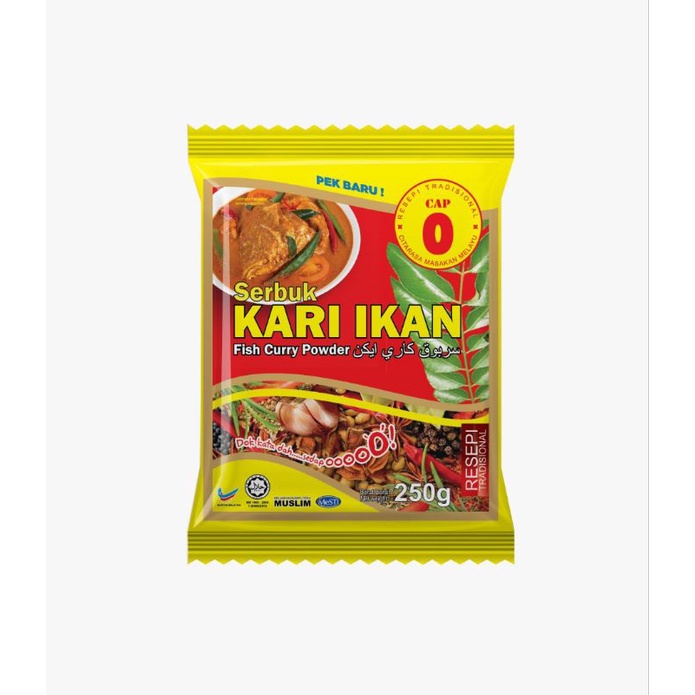 Rempah Kari Ikan Cap O (25g) | Shopee Malaysia