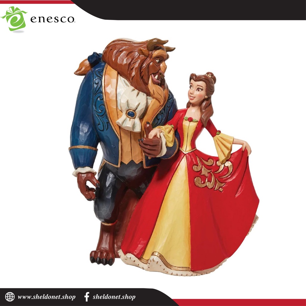 Enesco: Disney Traditions - Beauty and the Beast Enchanted Christmas ...