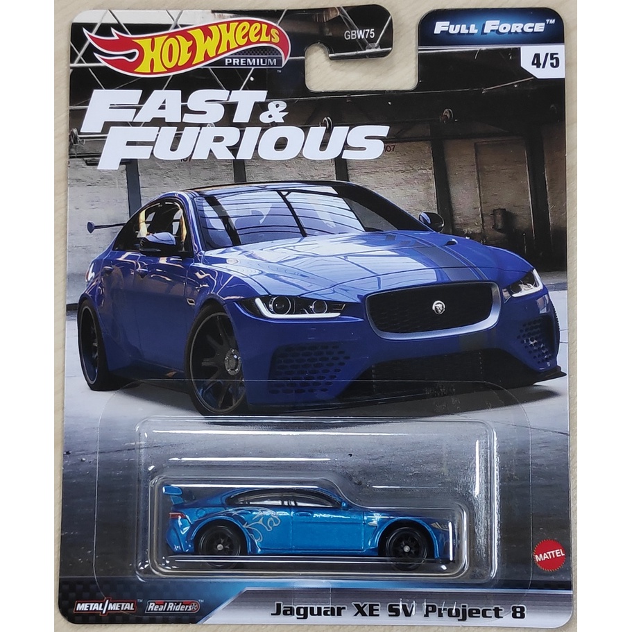 Hot Wheels Premium Jaguar XE SV Project 8 [HW Fast & Furious Full Force ...