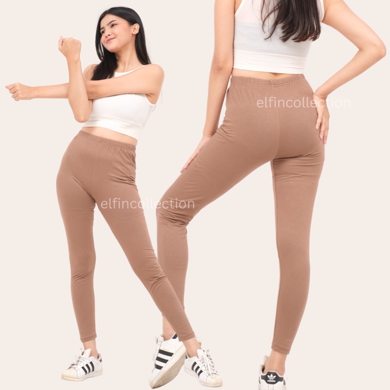 Basic RAYON PREMIUM Leggings SIZE L, XL, XXL (13 Colors) | Shopee Malaysia