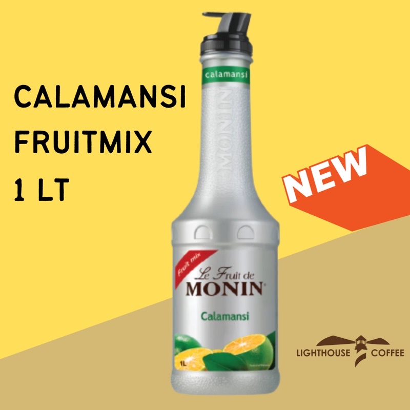 [ MONIN FRUITMIX ] Fruit Puree 1 Liter, Mango, Grapefruit, Banana ...