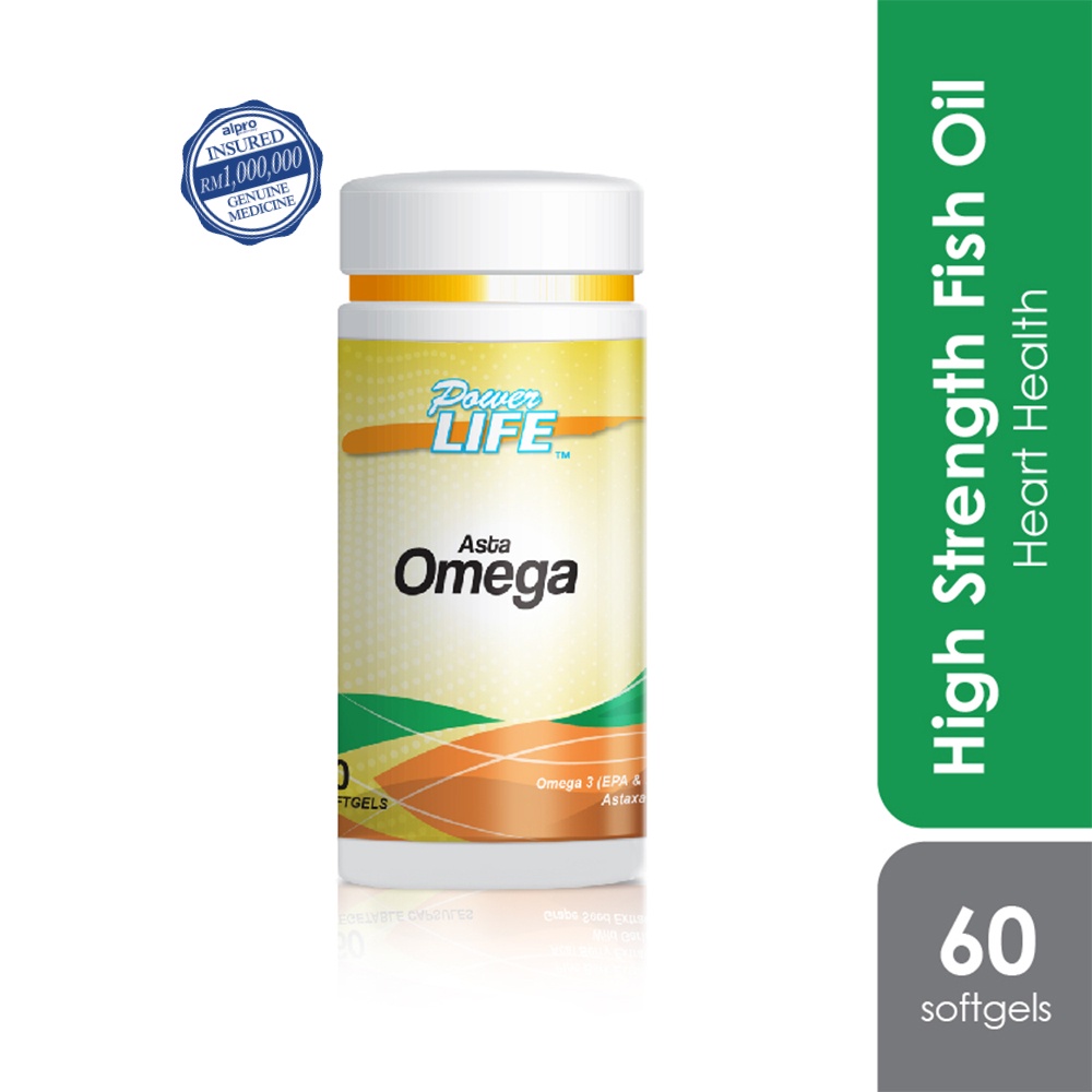 Powerlife Asta Omega 60s | High Strength Omega 3 | Shopee Malaysia