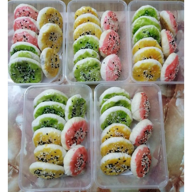 Tausar piah @biskut tambun halal buatan muslim (10 pcs)Pistachio Almond ...