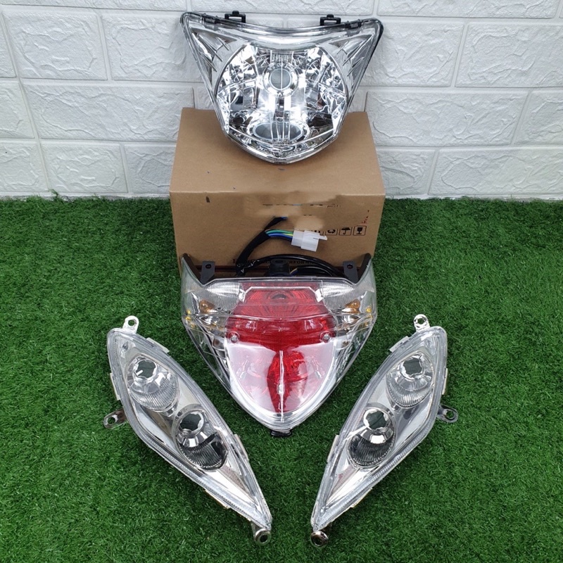 Yamaha LC135 V1 lcv1 head lamp signal tail lamp lampu depan belakang head light full set LC 135 ...