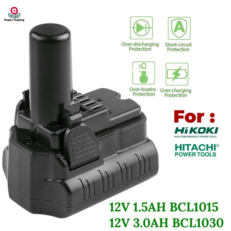 12V 1.5AH 3.0AH HITACHI HIKOKI LITHIUM REPLACEMENT BATTERY BCL1015 BCL1030 | Shopee Malaysia