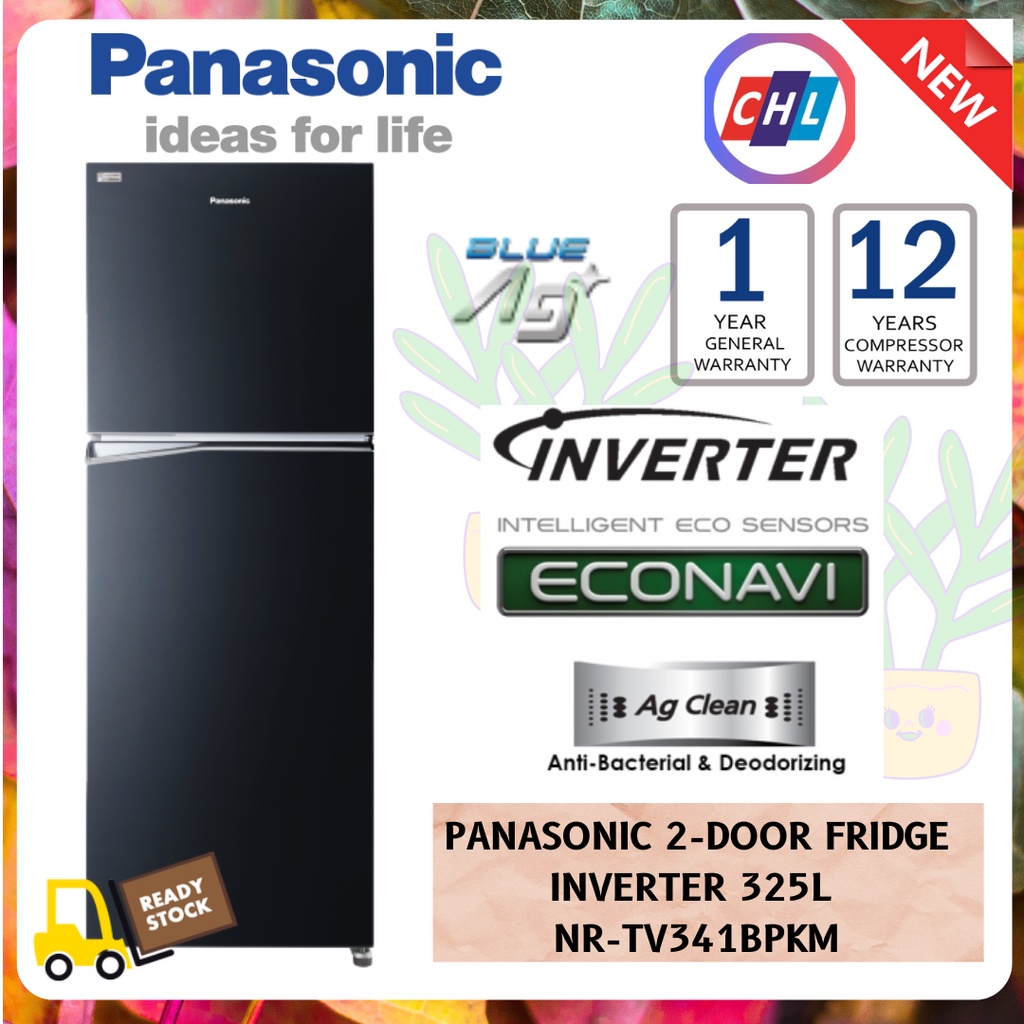 PANASONIC (READY STOCK) 2DOOR REFIGERATOR TOP FREEZER 325L [NR ...
