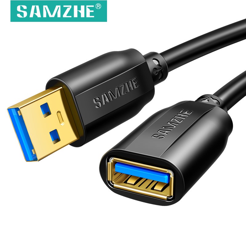 SAMZHE USB 3.0 Extension Cable Male to Female Cable USB 3.0 Extender ...