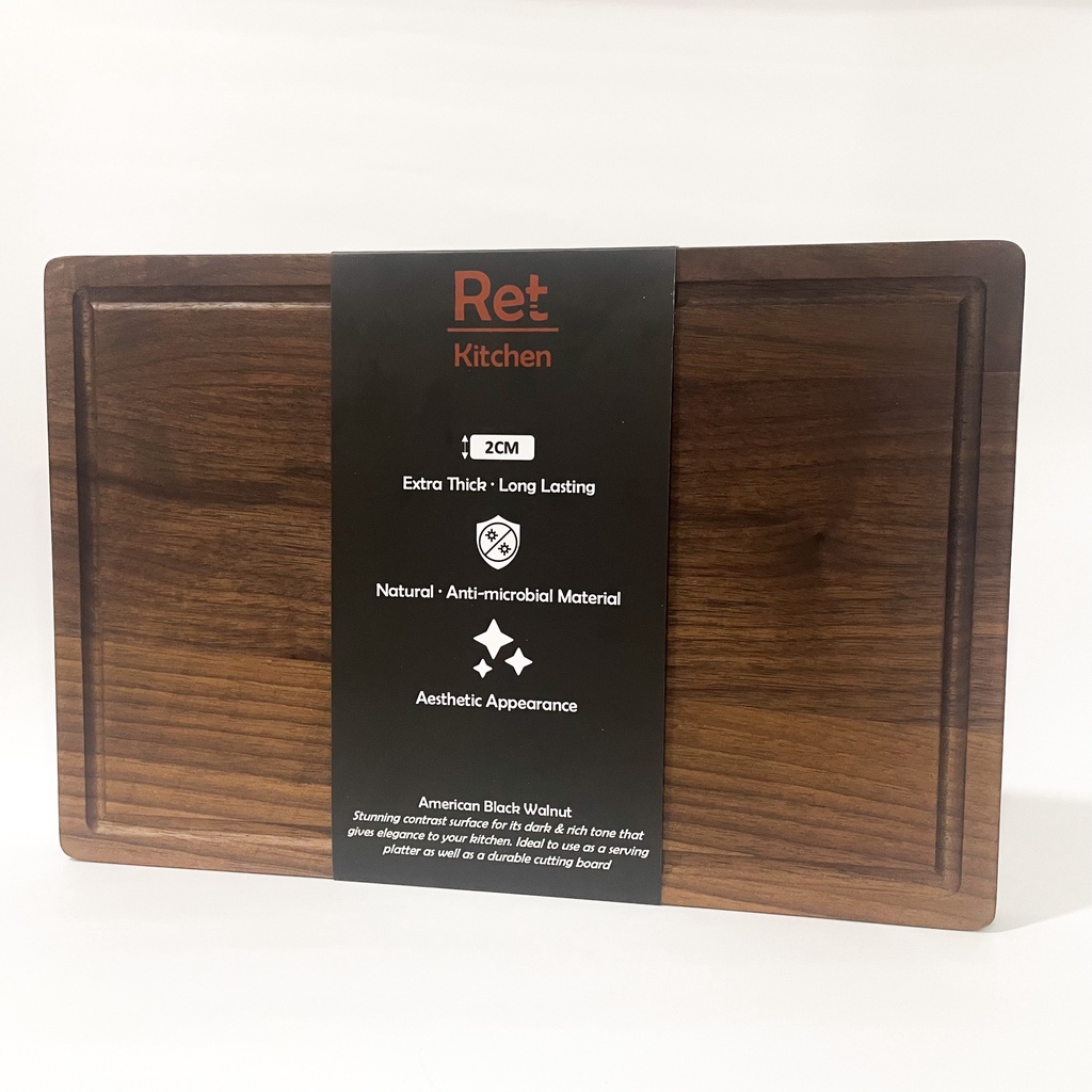 Ret Kitchen X Series Cutting Board - Black Walnut | Shopee Malaysia