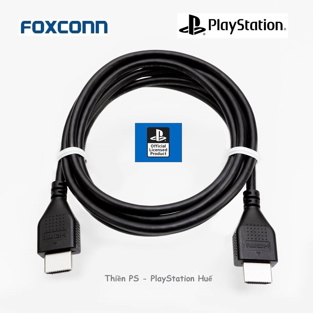 Premium Zin PS5 PS4 HDMI Cable - Genuine Foxconn product. Use both PS3 - Xbox One, Series X ...