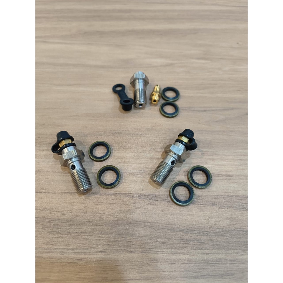 Caliper Bleeding Screw Thread Halus 1.0mm Caliper Screw Bleeding Lepas ...