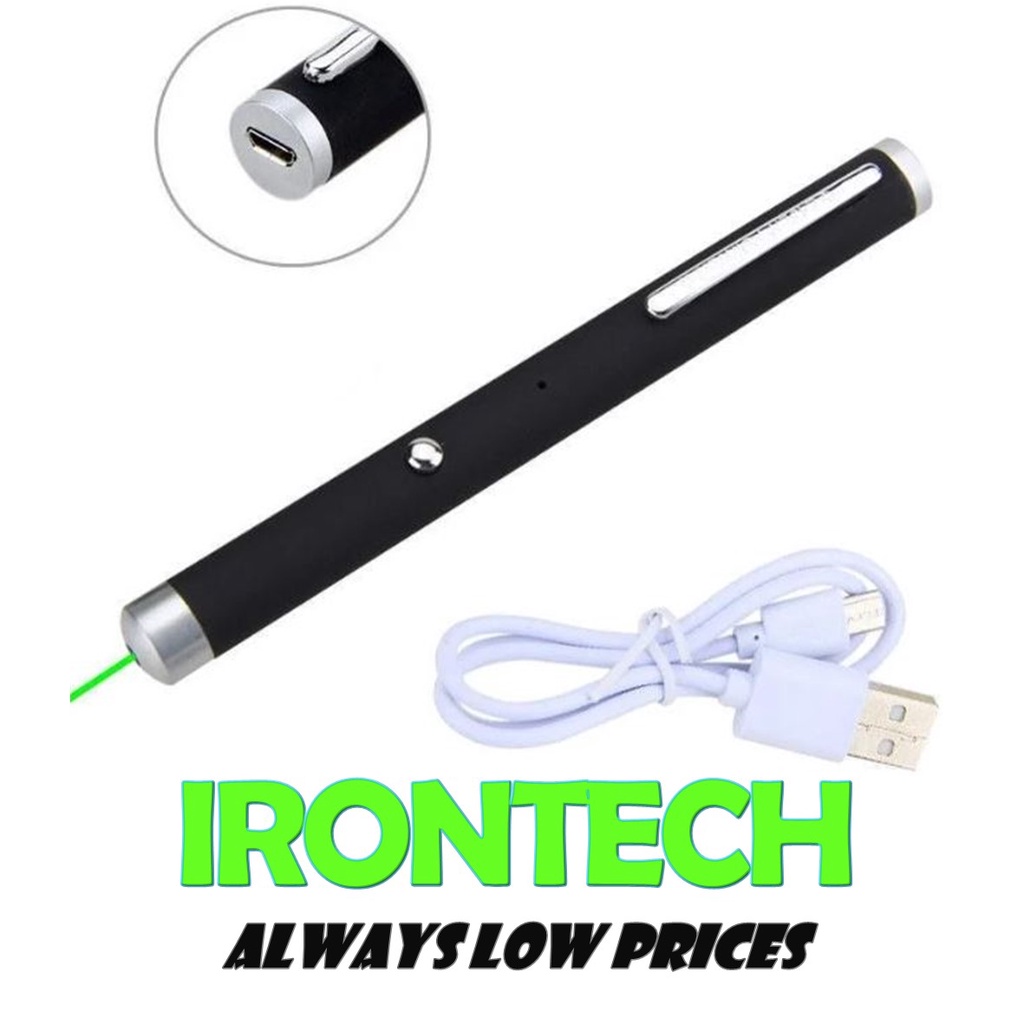 Laser Pointer New USB charging USB 5MW 650nm Long Range High Power Red ...