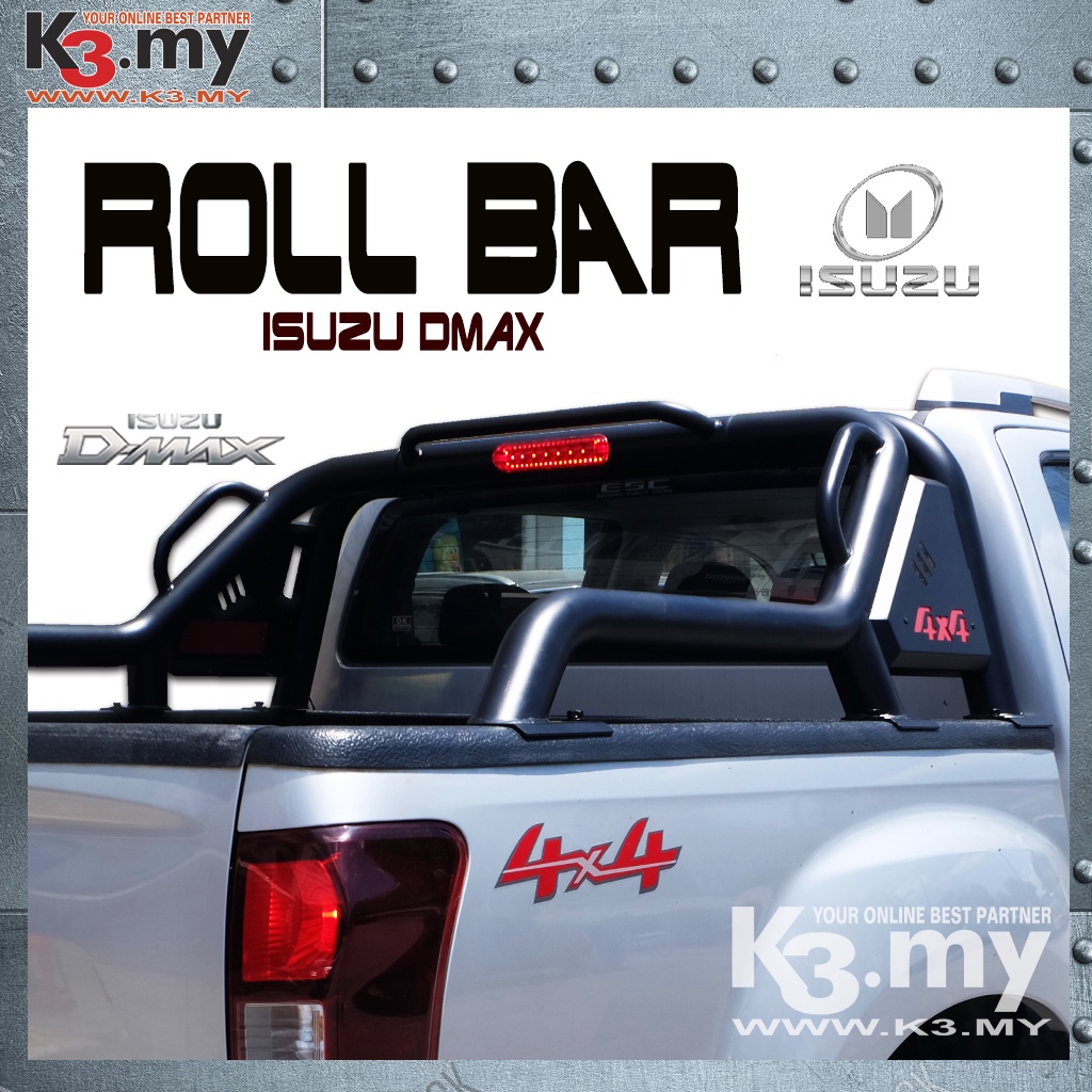 Isuzu Dmax 2006-2012 Metal 744 Roll Bar 4x4 Roll Bar | Shopee Malaysia