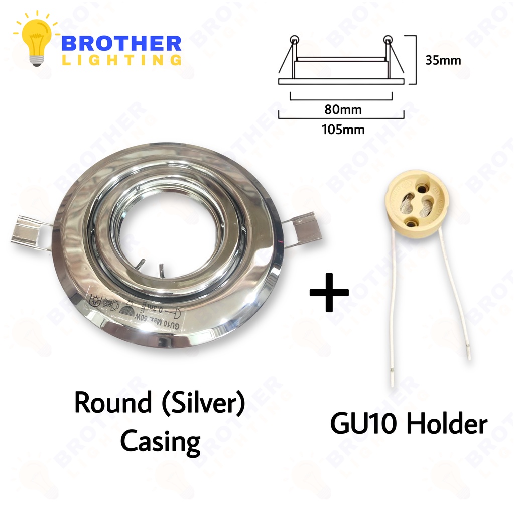 [SIRIM] LED Eyeball Light GU10 MR16 Spotlight Bulb Ceiling Lighting ...