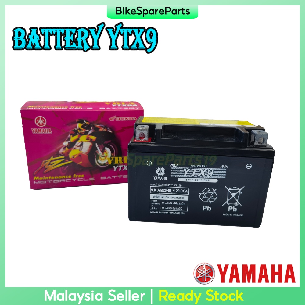 YAMAHA Battery YTX9 YTX9A-BS KTM CBR 600 NINJA 250 Z250 SL NINJA 400 ...