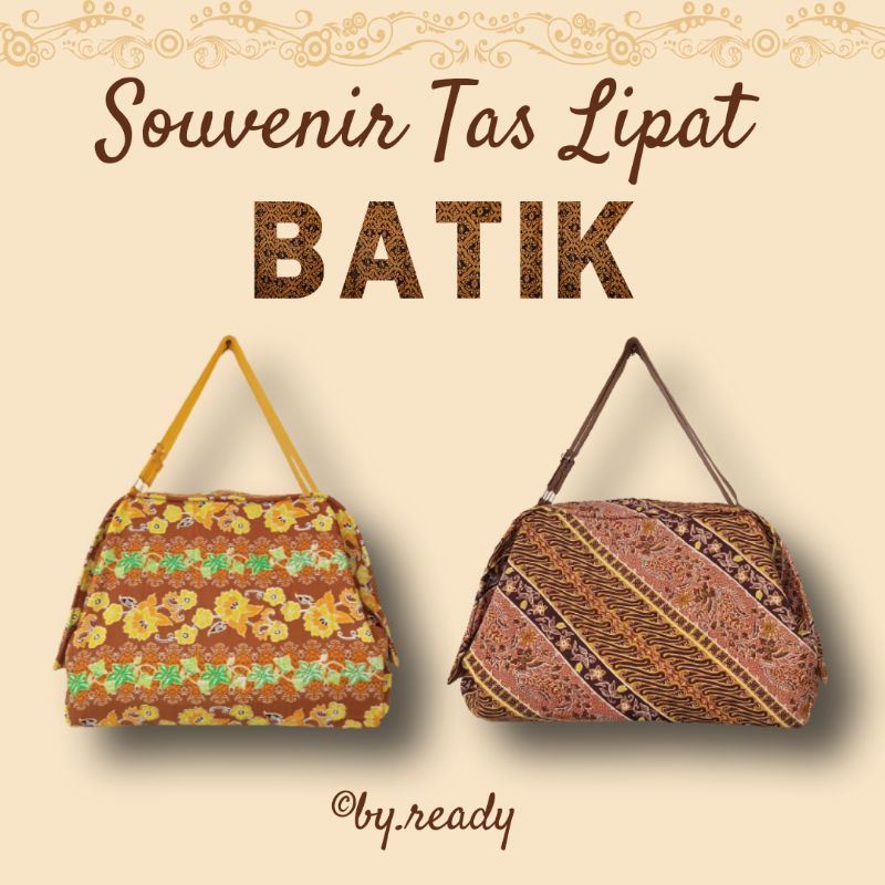BATIK FOLDING BAG | ELEGANT SOUVENIR | Folding bag | Multipurpose Bag ...