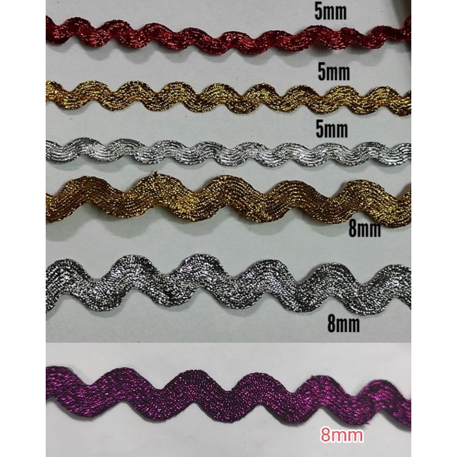 5/8/15mm Zig Zag Lace (1+-m) | Shopee Malaysia