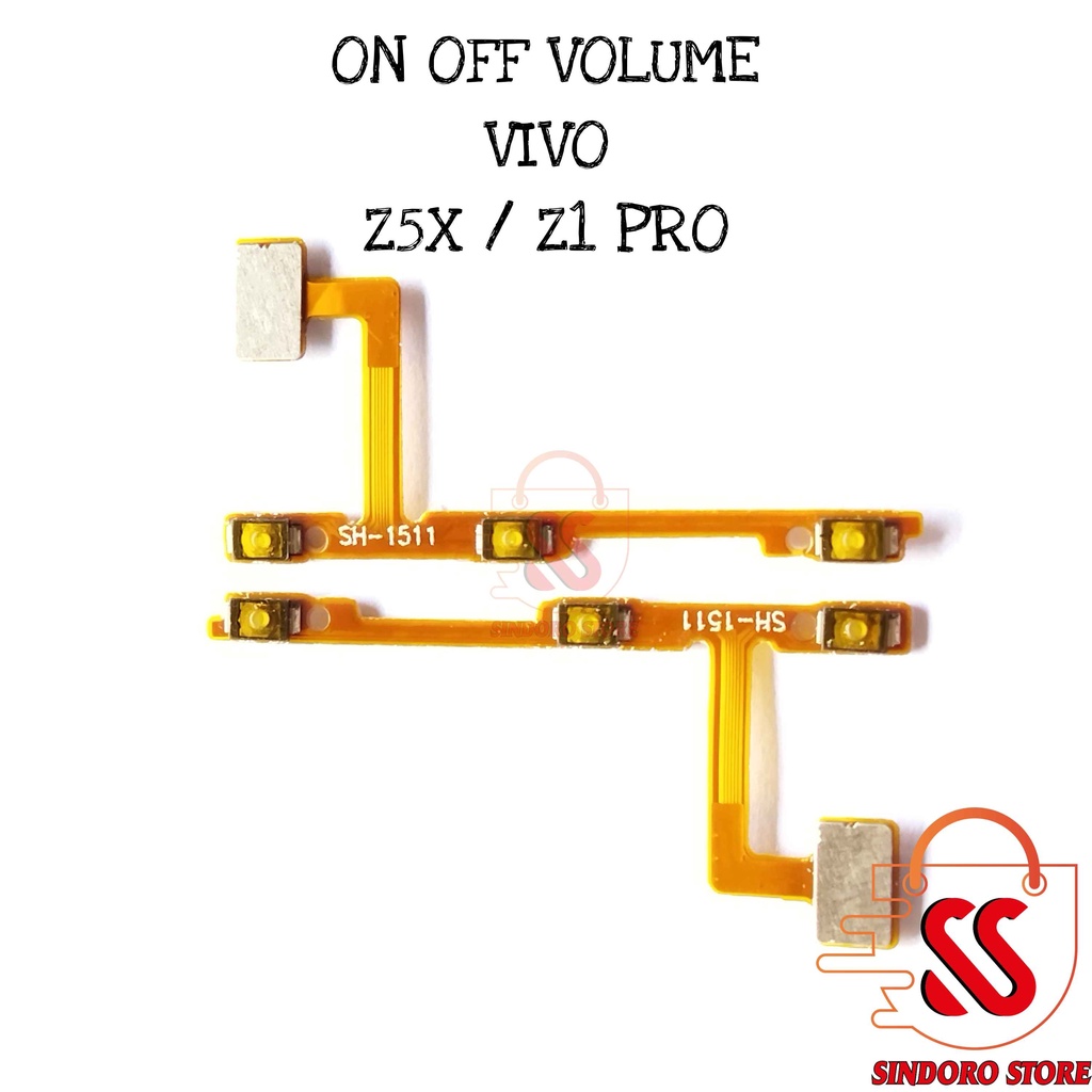 TOMBOL Flexible On Off Vivo Z5X Z1 Pro Flexible Volume Power Button | Shopee Malaysia