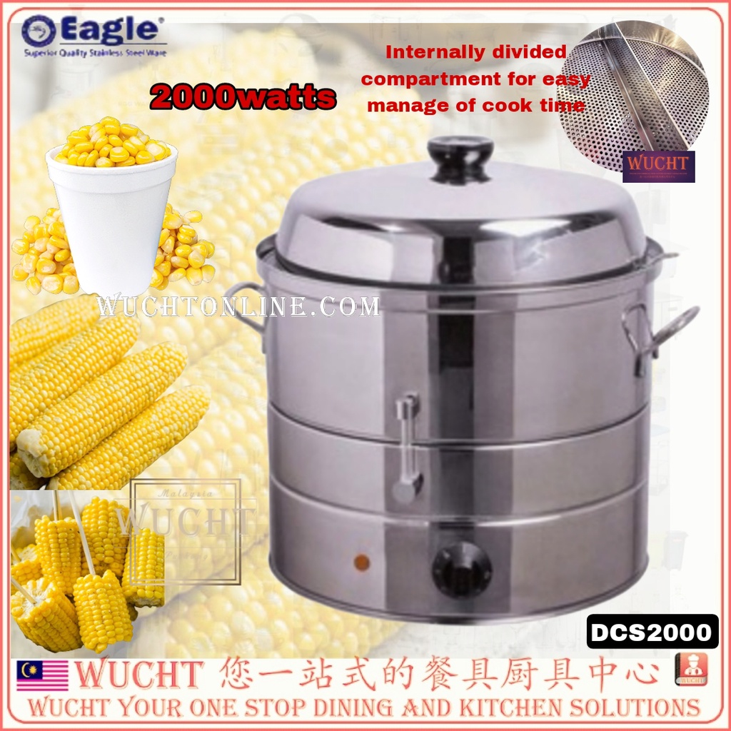 【WUCHT】EAGLE Stainless Steel Corn Steamer Electric Corn Steamer ...