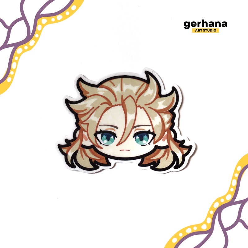 Genshin Impact Chibi Sticker | Kazuha Chongyun Scaramouche Xiao Venti ...