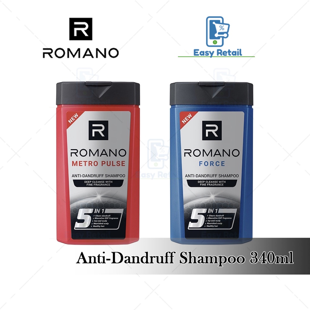 Romano Anti Dandruff Hair Shampoo / Syampu Rambut Anti Kelemumur 340g ...