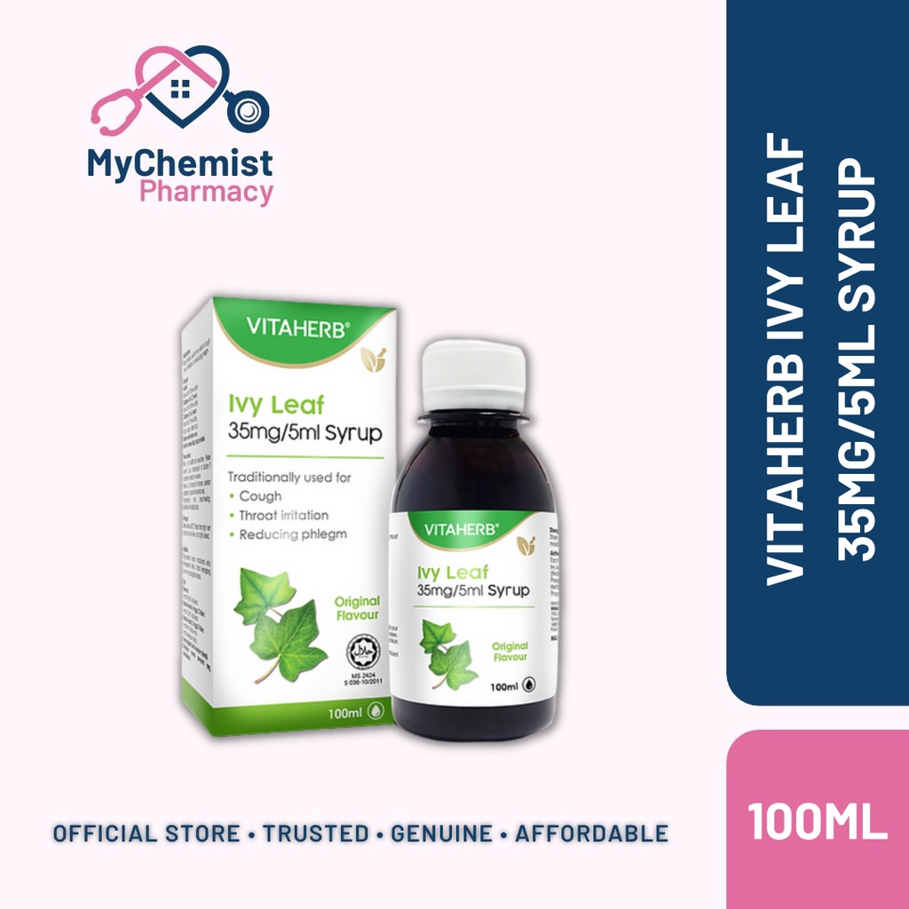 Vitaherb Ivy Leaf 100ml (Ubat Batuk Sama Formula Dengan Prospan ...