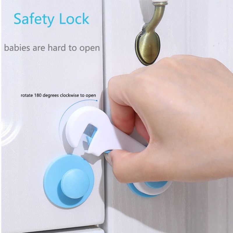 Safety Lock Cabinet Door Drawer Safety Lock | Shopee Malaysia