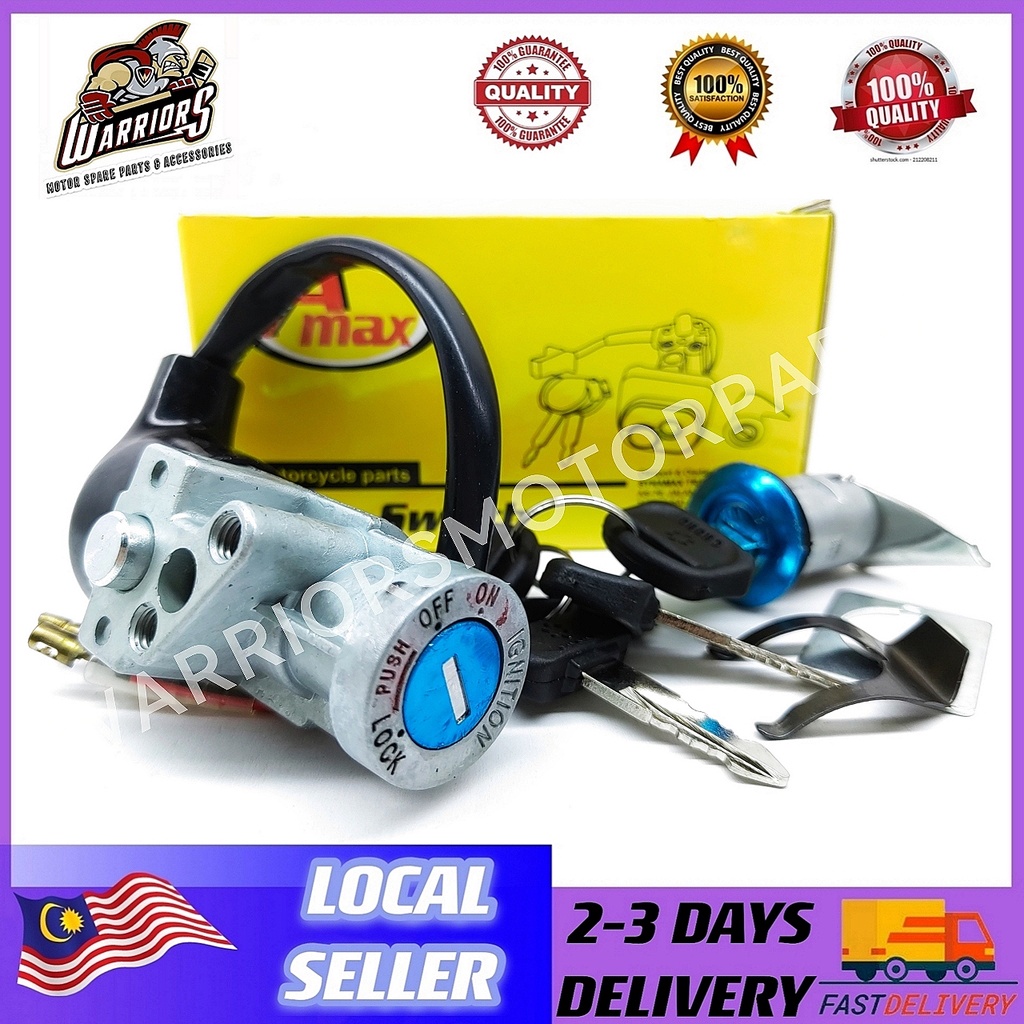 HONDA WAVE125/W125 [AMAX] MAIN SWITCH COMPLETE SET IGNITION SWITCH ...