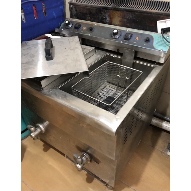 SecandHand Heavy Duty 40L Commercial Gas Deep Fryer Stand Landed ...