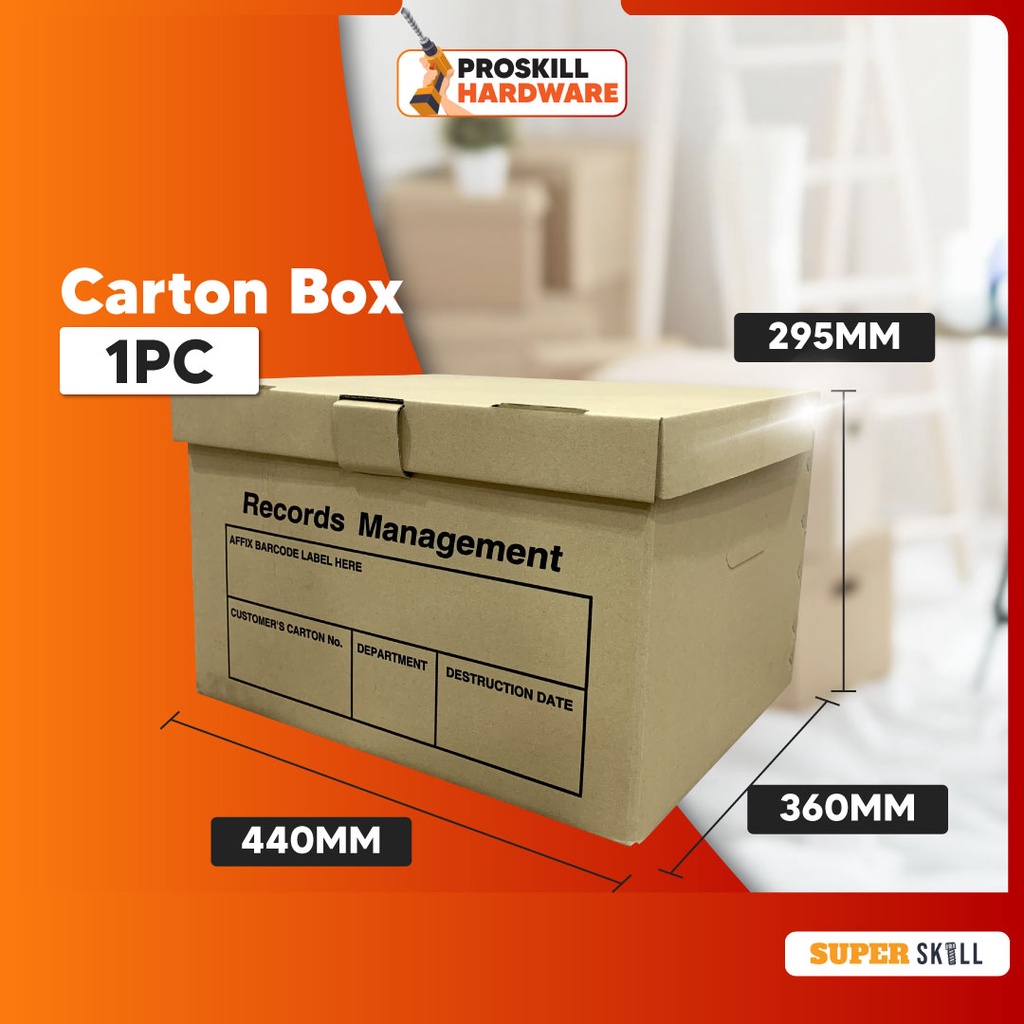 PROSKILL HARDWARE Carton Box Packaging Box Document Box Moving Box ...