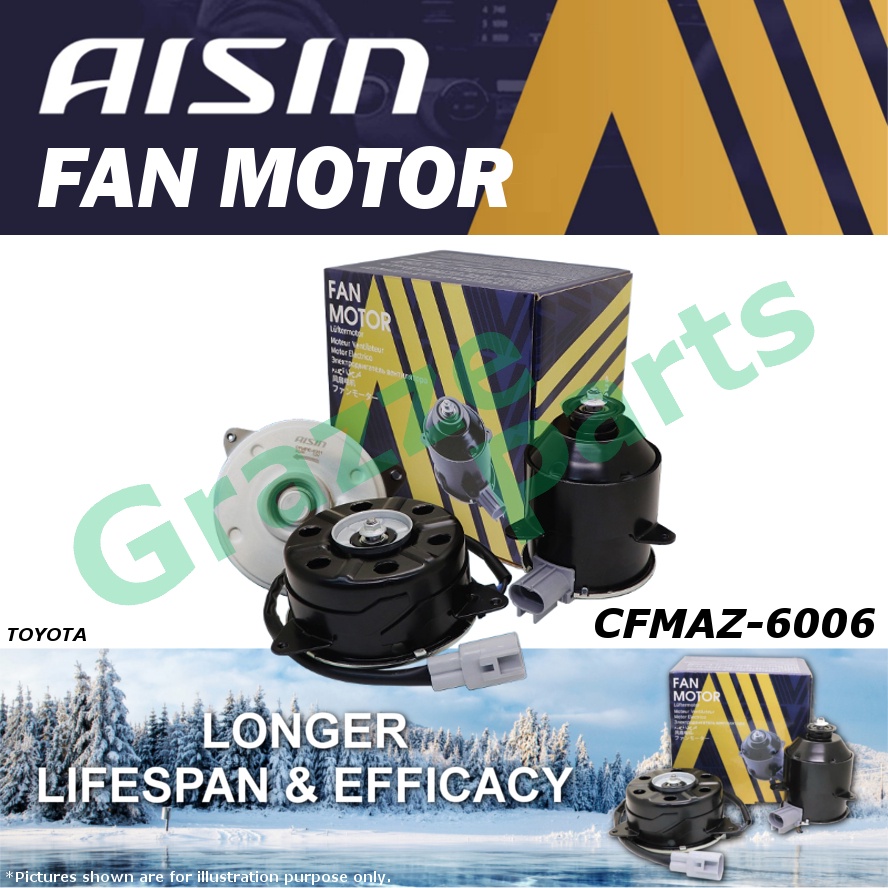 Aisin Radiator Cooling Fan Motor CFMAZ-6006 for Toyota Avanza 1.3 F601 ...