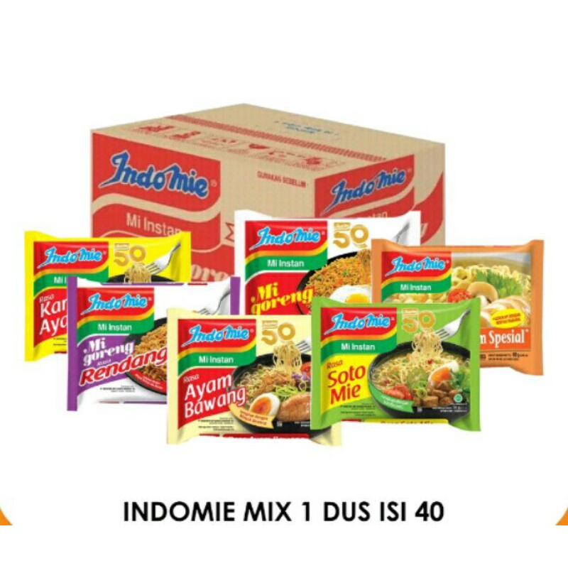 Indomie Instant 1 Box Contains 40 pcs | Shopee Malaysia
