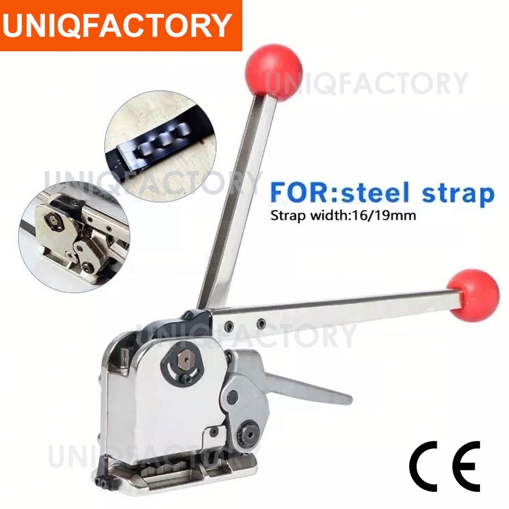 GD35 16-19mm Manual Buckle Free Steel Belt Strapping Machine Tensioner ...